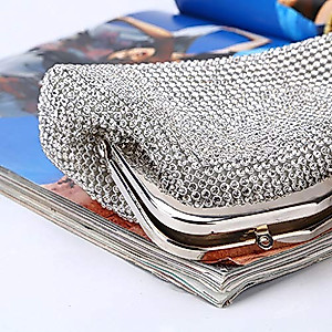 Gaoxin Party Cross Handbag Diamond Women Shoulder Evening Fashion Clutch Bag Rhinestone Bag Flat Hard Clutch Wallet