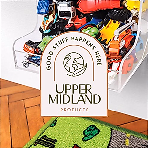 Acrylic Wall Toy Dispenser - Acrylic Wall Organizer For Toy Car, Train, Monster Trucks - Toy Car Storage - Storage Bin… (2 Pack)