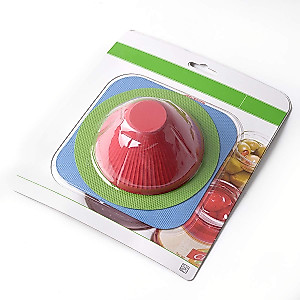 3 set of HengKe Jar Gripper, 9 Pieces Multi-Purpose Reusable Rubber Gripper Jar Opener Gripper Rubber Jar,Gripper Pads Round Kitchen Coasters Multi-Purpose Bottle Lid Openers Fit for Most Bottles