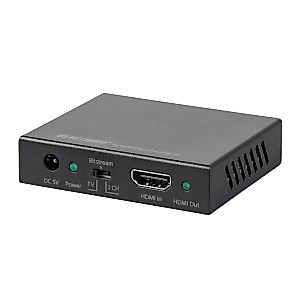 Monoprice Blackbird 4K HDMI Audio Extractor - 18Gbps, HDCP 2.2, 4K@60Hz, YCbCr 4:4:4, Digital And Analog Out