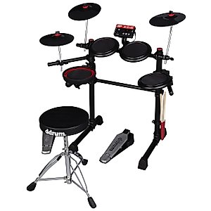 ddrum E-Flex Complete Electronic Set with Mesh Drum Heads, Black (DD EFLEX)