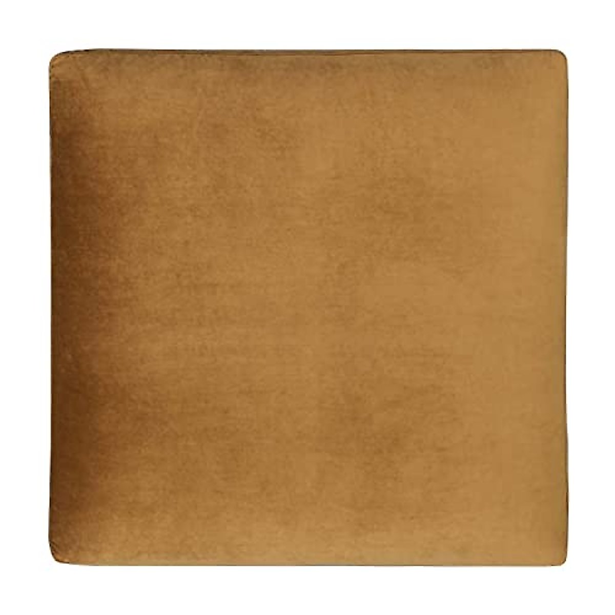 Modway Commix Down-Filled Overstuffed Performance Velvet Sectional Sofa Ottoman in Cognac