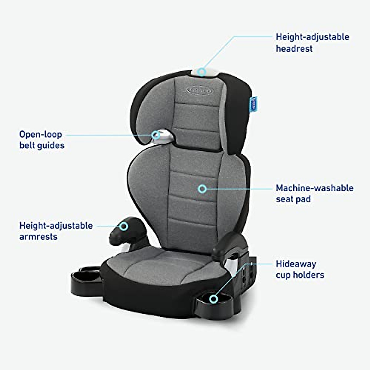 Graco TurboBooster 2.0 Highback Booster Car Seat, Declan