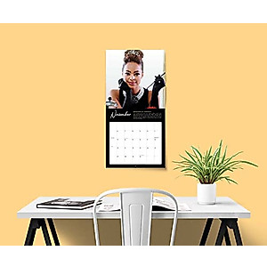 2023 Black Hollywood Wall Calendar: 12 Months of Iconic Movie Moments Reimagined with Black Stars (Photography Art Gift)