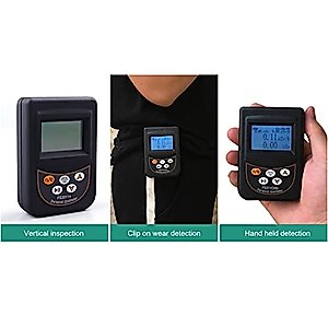 Beta Gamma X Ray Tester, 5 Dose Rate Unit High Accuracy Professional Nuclear Radiation Meter 8 Alarm Thresholds US Plug 100‑240V for Isotope Detection