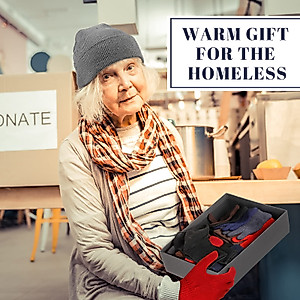 Kenning 48 Pcs Winter Beanie Hat Neck Warmer Gloves and Sock Set Unisex Bulk Knit Hats Neck Gaiter Warm Gift for Men Women