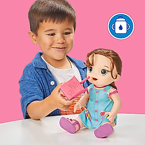 Baby Alive Time for School Baby Doll Set, 12 Inch, Back to School Toys for Girls & Boys, Brown Hair, Preschool Gifts for Kids, Ages 3+ (Amazon Exclusive)