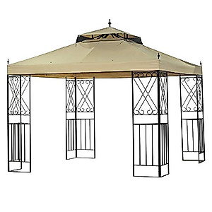 Garden Winds Replacement Canopy Top Cover for The Classic Scroll 10' x 12' Gazebo - 350