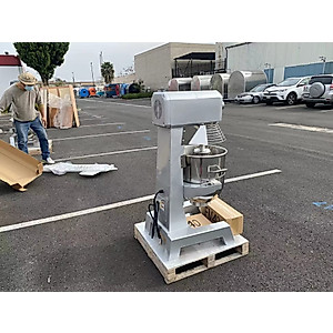 Commercial Mixer 40-Quart Food Bakery Pizza Dough Mixer Grinder Stand, 3 Phase, 240V, NSF Certified Restaurant kitchen HLM-40B