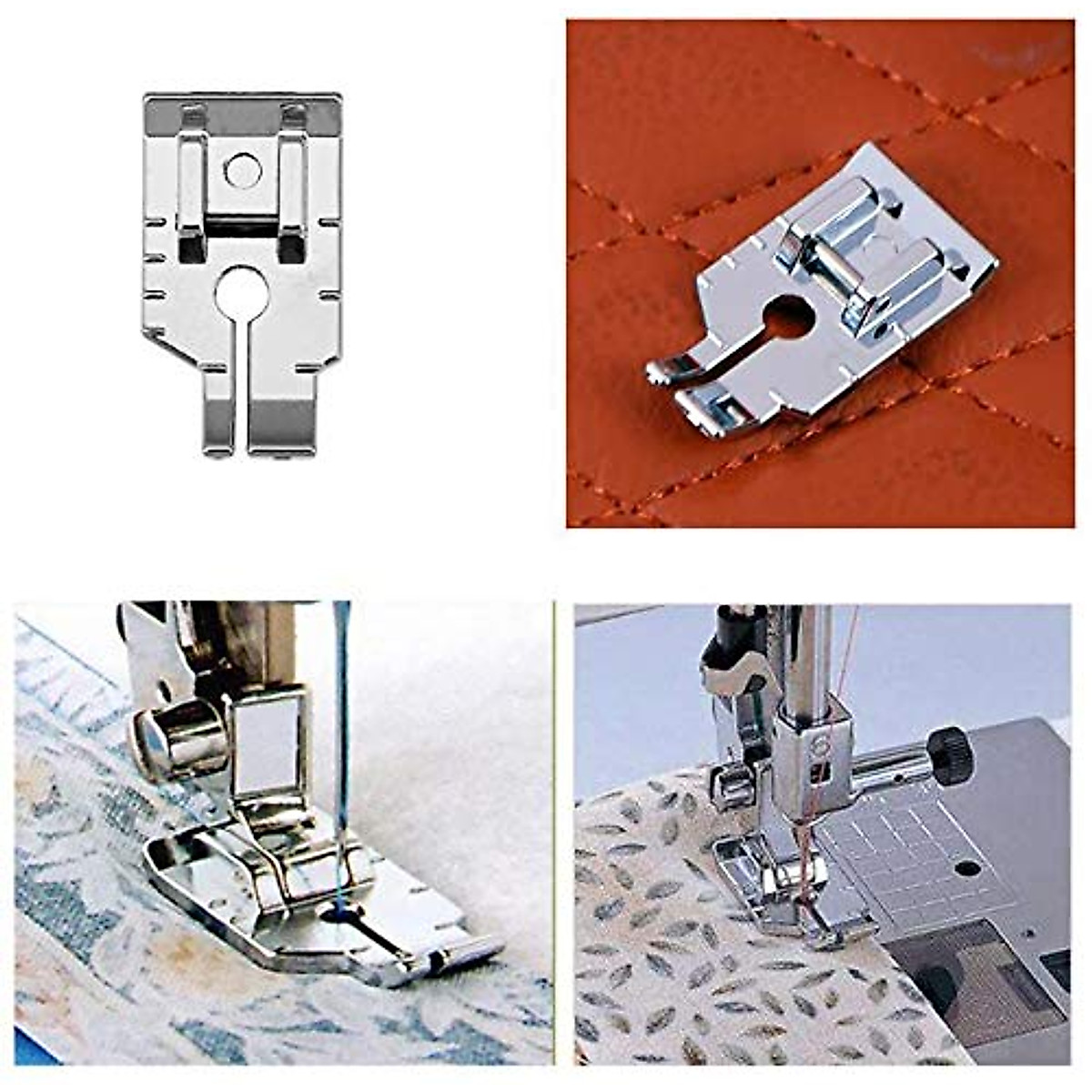 1/4 Inch (Quarter Inch) Quilting Piecing Presser Foot for All Low Shank Snap-On Singer, Brother, Babylock, Euro-Pro, Janome Sewing Machines