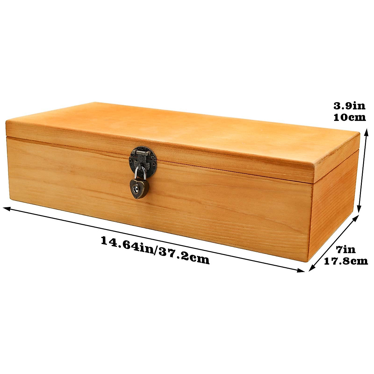 Bronze Wooden Lockable Currency Tray, 5 Compartment Cash Organizer, Cash Organizer Money Storage Box with Lockable Cover, Money Organizer for Cash