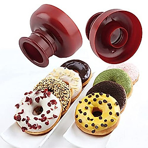 DD-life 8 Pcs Donut Maker Cutter, Doughnut Molds,DIY Donut Mold,Donut Cutter,Biscuit Stamp Cake Mould,Fondant Cake Bread Dessert Bakery Mould,Home Kitchen DIY Baking Tool