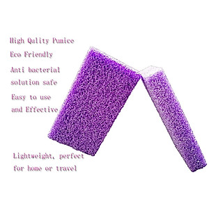 70 PCS Pedicure Exfoliator Kit Set 40 PCS Disposable Pedicure Pumice Stone for Foot Care Sponge Scrubber Callus Purple Coarse Dead Skin Remover 30 PCS Pedicure Nail Files (Pack of 70)