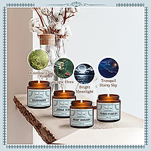 Scented Candles Gift Set, Eleanore's Diary Aroma Candles Easter Gifts for Women, Natural Soy Wax Handmade Aromatherapy Candle, Candles for Home Scented, Anniversary Birthday Bath Gifts