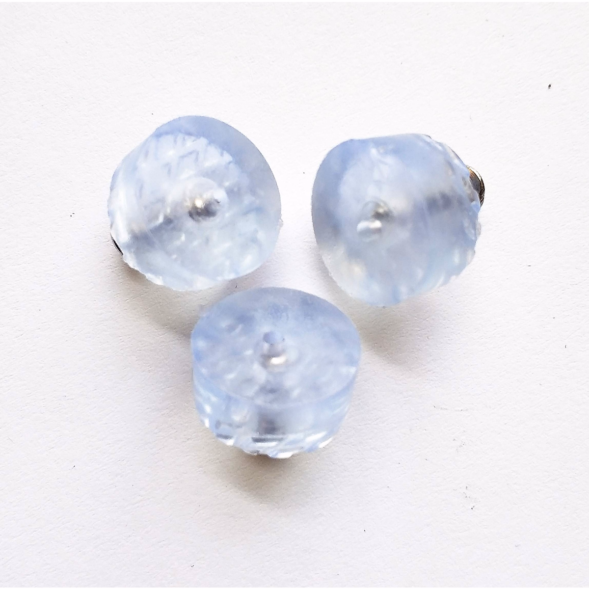 B-PRTT 30 Pcs Transparent Cylindrical Shape Rubber Non Slip Non Skid Feet Pad for Table Desk Chair, Sofa and Cutting Boards