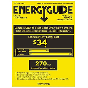 Summit AL57G 24 Inch Freestanding Counter Depth Compact Refrigerator with 4.8 cu. ft. Capacity, in Stainless Steel
