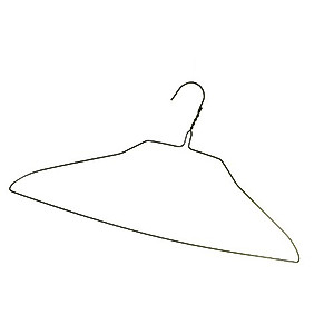 FABRICARE CHOICE - Box of 100 13 Gauge 20" Wire Golf Knit Hangers Gold