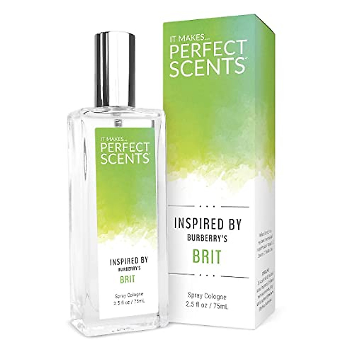 Perfect Scents Fragrances, Inspired by Burberry Brit, Women’s Eau de Toilette, Vegan, Paraben Free, Never Tested on Animals, 2.5 Fluid Ounces