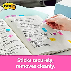 Post-it Flags Value Pack, 35/Dispenser, 8 Dispensers/Pack, .47 in Wide, Assorted Colors, Includes 48 FREE Arrow Flags (683-VAD1)