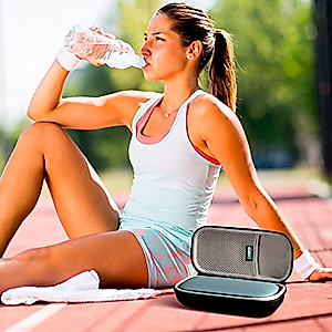 C CALYCO Portable Hard Travel Case for Bose SoundLink Flex Wireless Speaker, Travel Storage Case with Mesh Pockets for SoundLink Flex Speaker and Accessories (Black, Case Only)