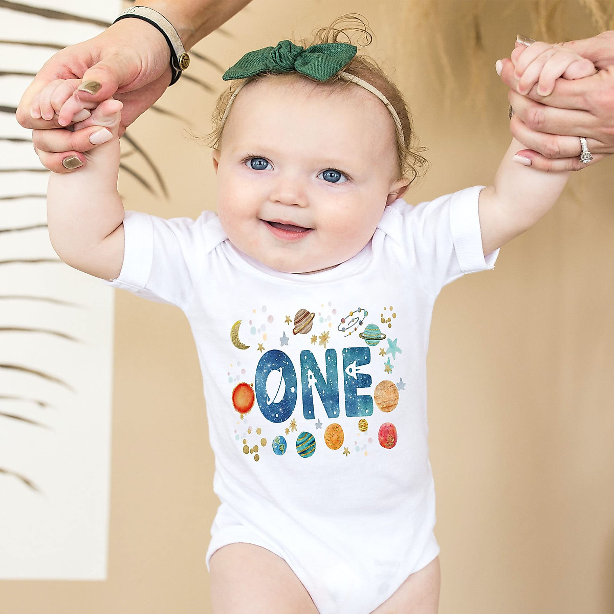 Space One Birthday shirt Birthday boy Shirt astronaut 1st Birthday Party 1st trip around the sun birthday outfit rocket 1st Birthday Shirt (18 month)