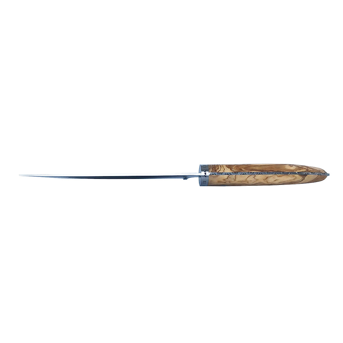 Laguiole en Aubrac Cuisine Gourmet Stainless Fully Forged Steel Made In France Cook's Chef 's Knife With Olivewood Handle, 9-in / 23cm