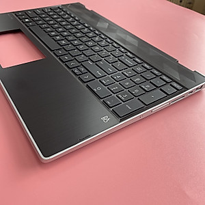 Replacement for HP Pavilion X360 15T-CR000 15T-CR 15 CR 15-CR0051OD Laptop Upper Case Palmrest Keyboard Assembly Part l20848-001 4600EH0E000 Top Cover Black