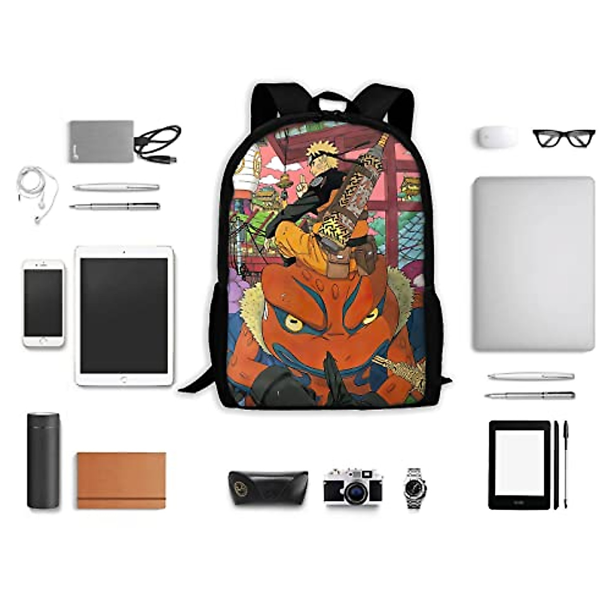 3D Printing Cartoon Backpack Traveling Multipurpose Anime Backpack With Adjustable Straps -04