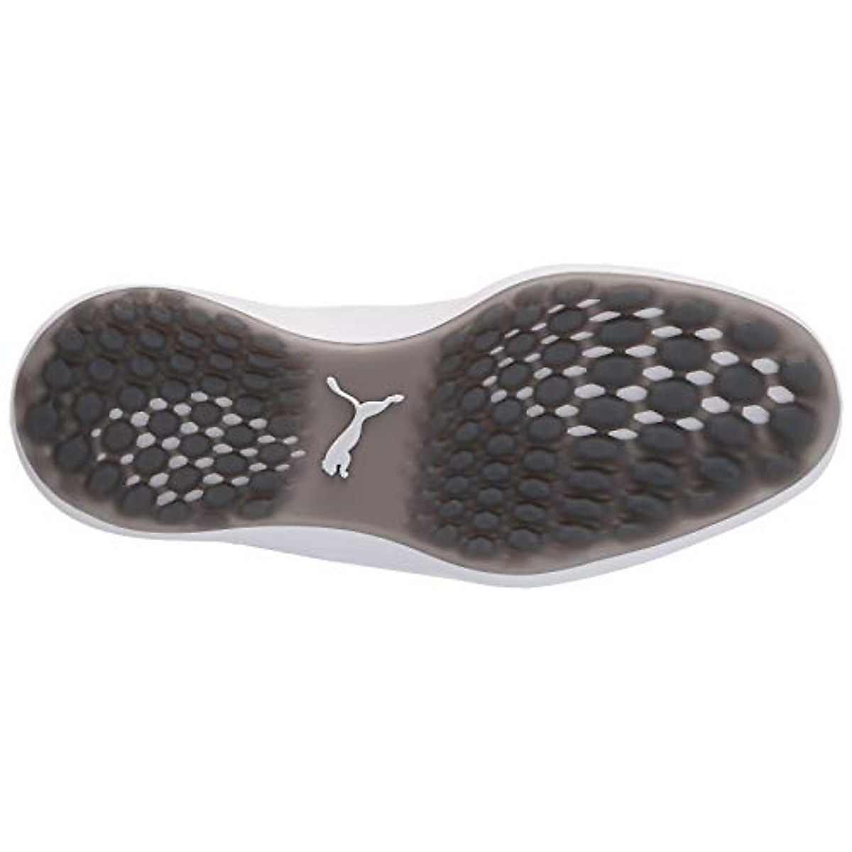 PUMA Men's Ignite Fasten8 Golf Shoe, Quiet Shade-Gold Black, 11.5