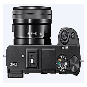 Camera A6000 Mirrorless Digital Camera ILCE-6000L with 16-50mm Lens -24.3MP -Full HD Video Digital Camera (Color : B)