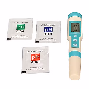 Water Quality Test Pen, 7 in 1 Design Pool Water Test Kit,PHTester Digital 0 °C-60 °C Range, High Pen Tester for Swimming Pools and SPA Aquaponic Aquariums
