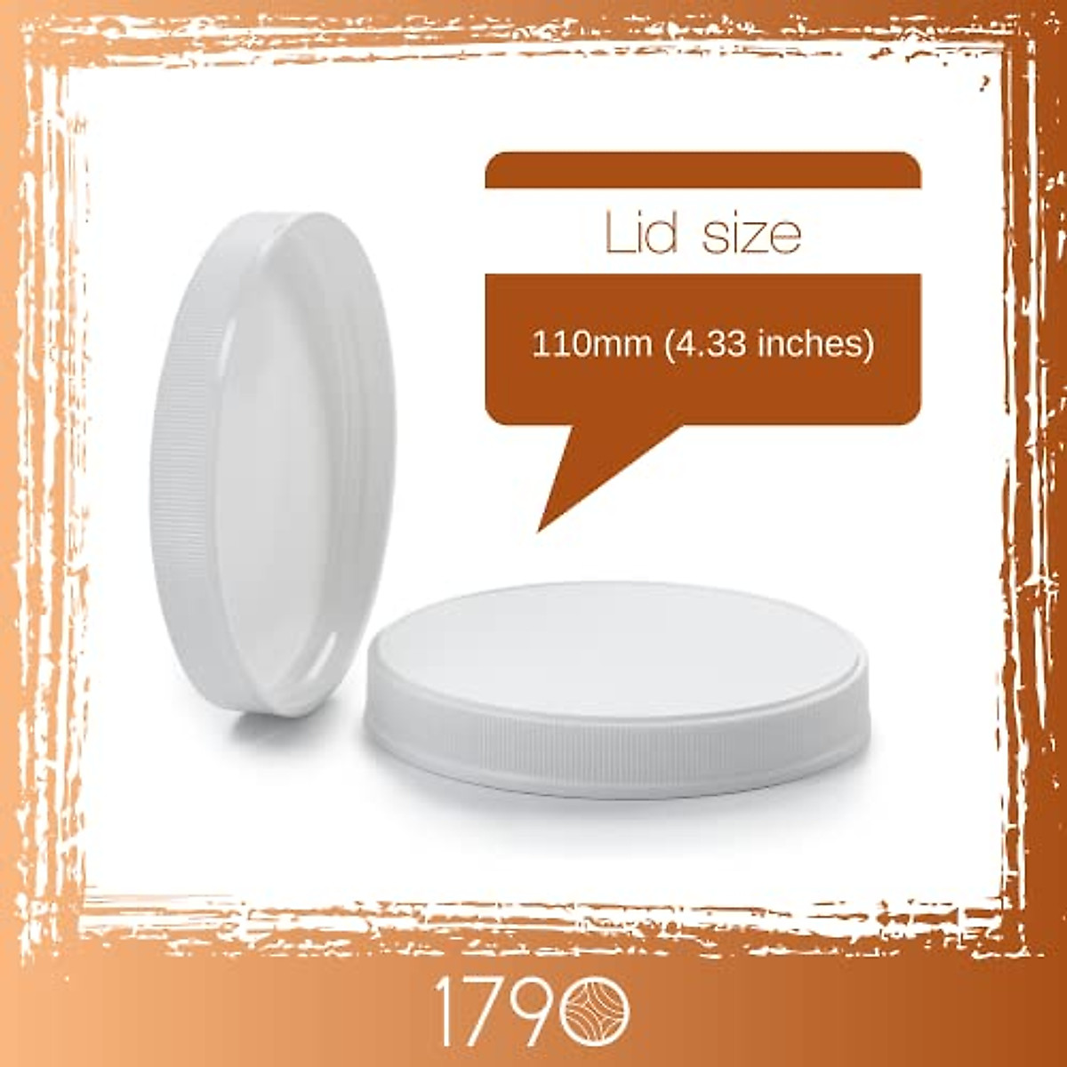 Wide Mouth 1 Gallon Glass Jar with Lid - Glass Gallon Jar for Kombucha & Sun Tea Gallon Mason Jars are Large Glass Jars with Lids 1 Gallon for Food Storage - 4pk Large Jars with Airtight Plastic Lids