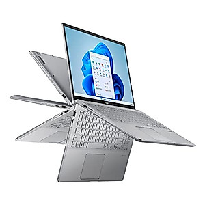 ASUS Zenbook Flip 2-in-1 Touch Laptop, 15.6" FHD Touchscreen, AMD 8-Core Ryzen 7 5700U (Beat i9-10885H), GeForce MX450, 8GB RAM, 1TB PCIe SSD, USB-C, Backlit, KeyPad, Webcam, SPS HDMI Cable, Win 11