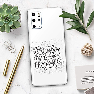 DesignSkinz Love Future More Than The Past Protective Vinyl Decal Wrap Skin Cover Compatible with The Samsung Galaxy S20 (Screen Trim & Back Glass Skin)