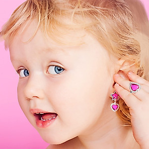 Princess Dress Up Shoes and Jewelry Boutique, Pretend Play Toy Set for Little Girls, Princess Accessories Set with Jewelry, Fashion Skirts, Heel Shoes, Beauty Toddler Gift for Age 3 4 5 6 Years Old