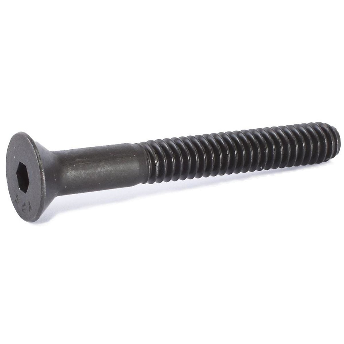 Socket Flat Countersunk Head Cap Screw, 3/8-16 x 4" Alloy Steel, Black Oxide, Hex Socket (Quantity: 50) Coarse Thread, 3/8 inch Hexagonal Allen Bolt, Length: 4 inch, Partial Thread