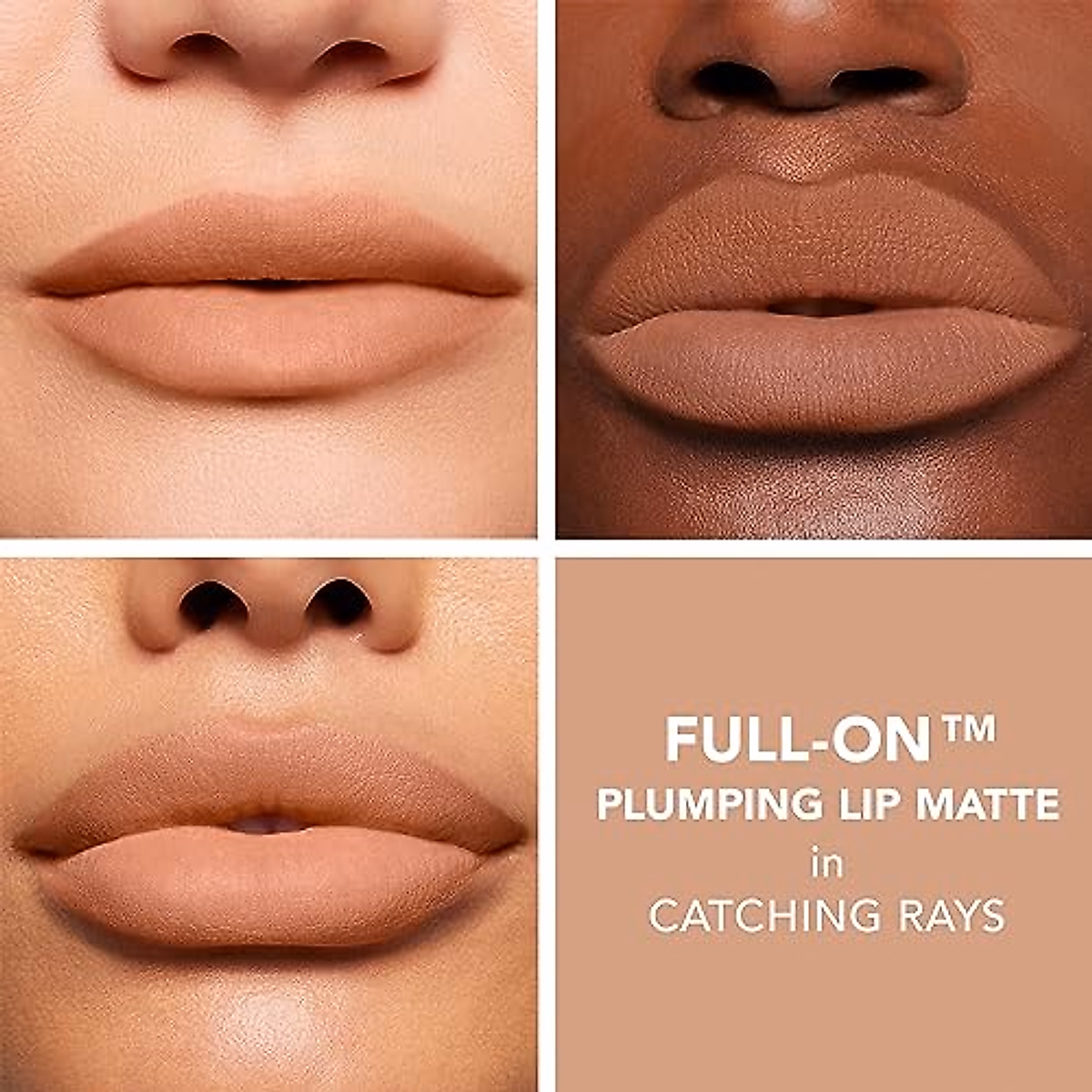 Buxom Full-On Plumping Lip Matte – Velvety Smooth, Matte Finish Lip Plumper – with Peptides and Vitamin E for Plump, Moisturized Lips, Cruelty Free