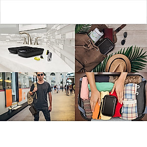 Tisnia Case for, Philips Norelco OneBlade Pro, QP6520/70, 6510/70, Hybrid Electric Trimmer and Shaver - (Black Texture,Only Case)