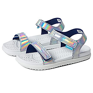 Native Shoes Girl's Charley Hologram (Little Kid) Pink Hologram/Shell White 13 Little Kid M