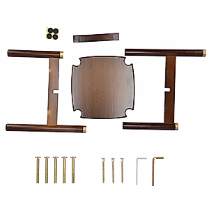 XPSSJMU Kid Chair, Bamboo Chair with Lovely Stylish Innovative Durable Low Dining Chair for Home Garden Courtyard, Easy and Quick to Install, Anti-Collision Rounded Corner Design