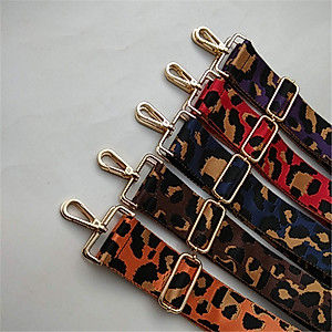Beacone Wide Leopard Purse Strap Replacement Adjustable Crossbody Shoulder Bag Handbag Strap Belt