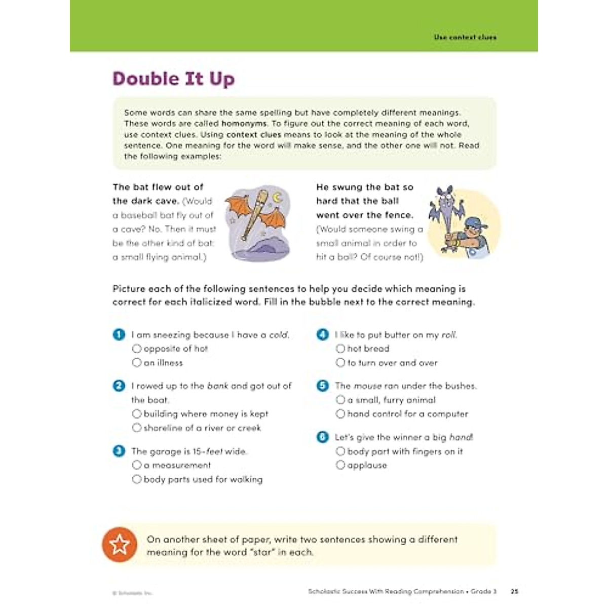 Scholastic Success with Reading Comprehension Grade 3 Workbook