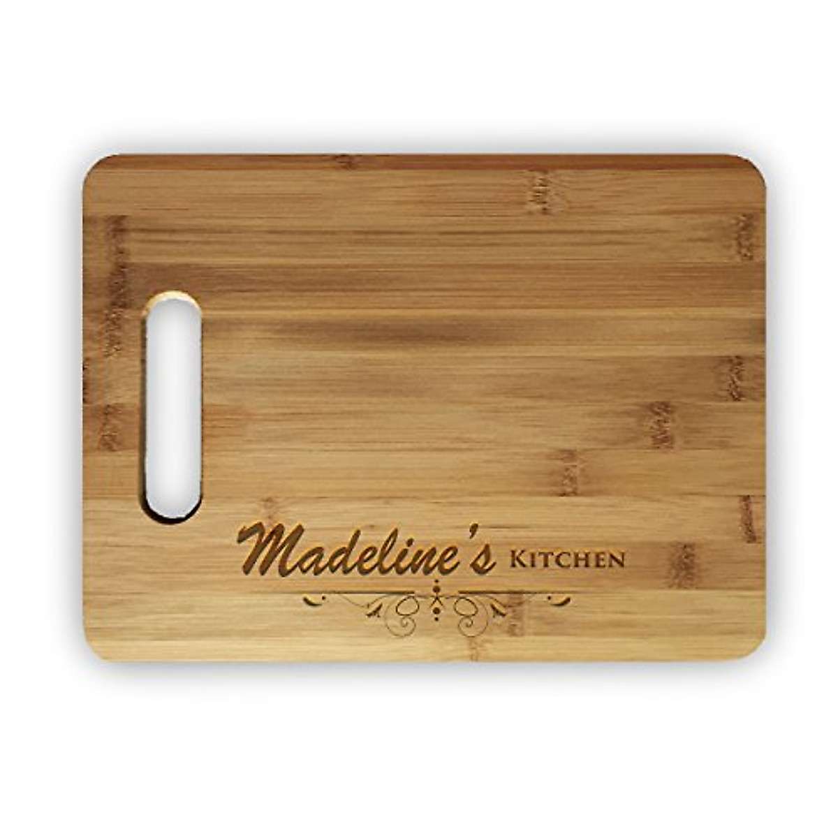 Custom Personalized Laser Engraved Bamboo Cutting Board - Wedding, Housewarming, Anniversary, Birthday, Holiday, Gift For Him, For Her, For Boys, For Girls, For Husband, For Wife, For Them, For Couple