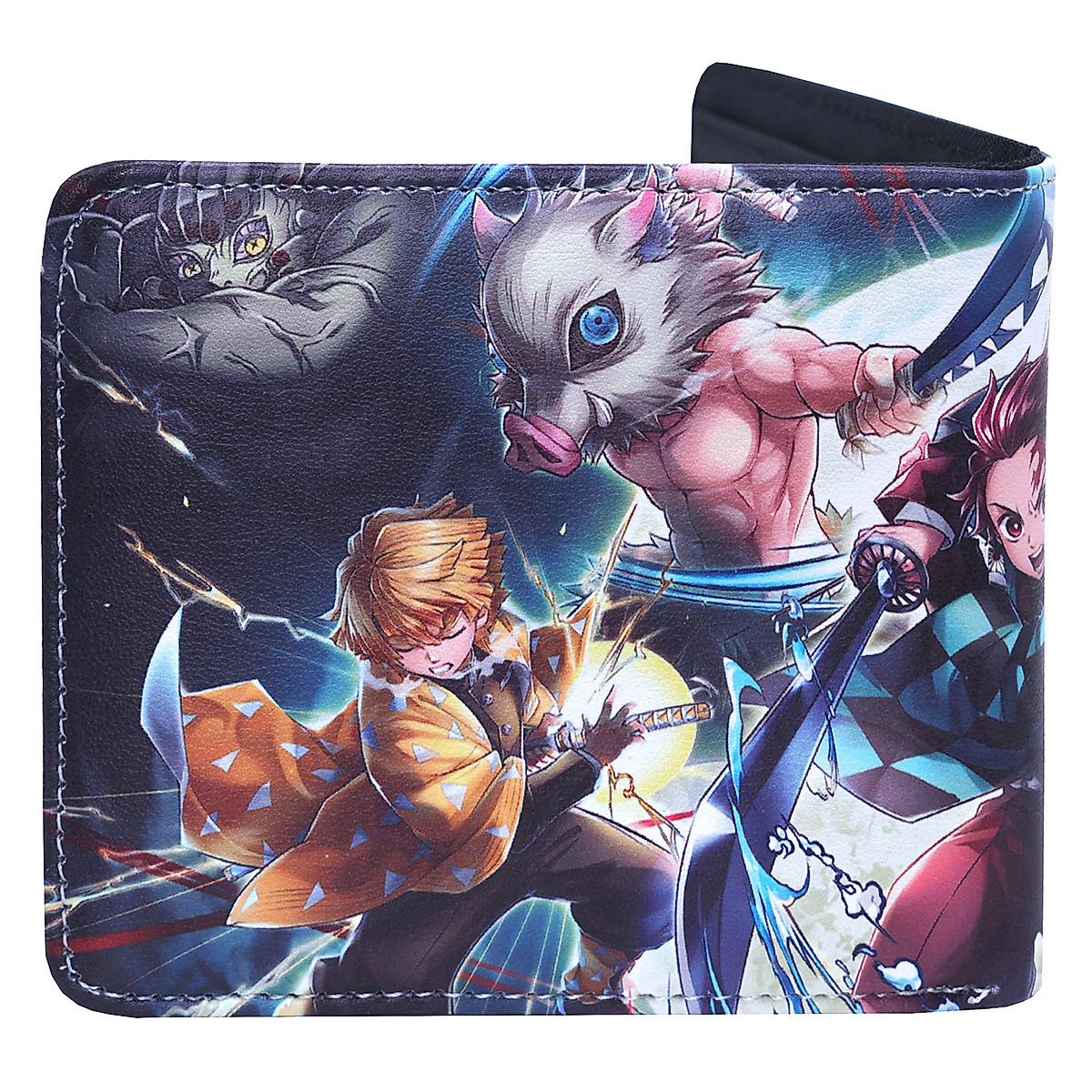 Amatensu Anime Characters Kamado Tanjirou Wallet Kamado Nezuko Wallet Agatsuma Zenitsu Wallet Hashibira Inosuke Wallet Tomioka Giyuu Wallet O