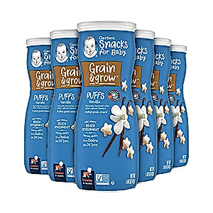 Gerber Baby Snacks Puffs, Vanilla, 1.48 Ounce (Pack of 6)