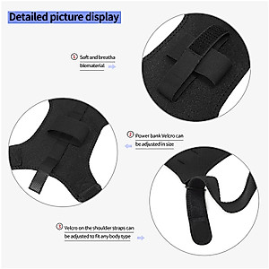 YRXVW Battery Strap for Oculus Quest 2, Adjustable Elasticity Power Bank Bandage Fixing Bracket Compatibly Multiple Sizes of Batteries Pack for Oculus Quest2