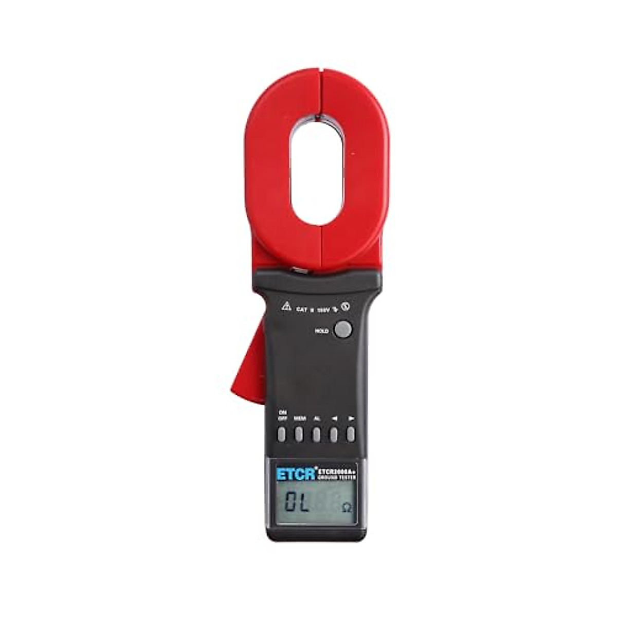 ETCR ETCR2000A+ Clamp On Digital Ground Resistance Meter Tester 0.01-200Ω
