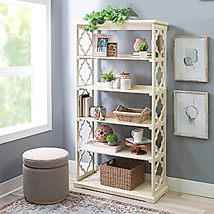 Powell Turner Bookcase, Antique White,