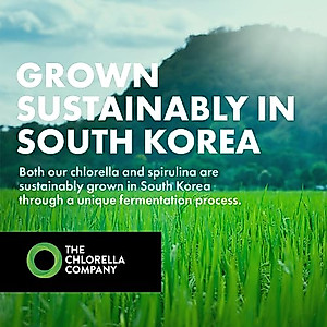 The Chlorella Company | Fermented Chlorella Tablets | Broken Cell Wall | 1,350 Tablets | Chlorophyll | Supergreens | Gluten-Free | Vegan | Non-GMO