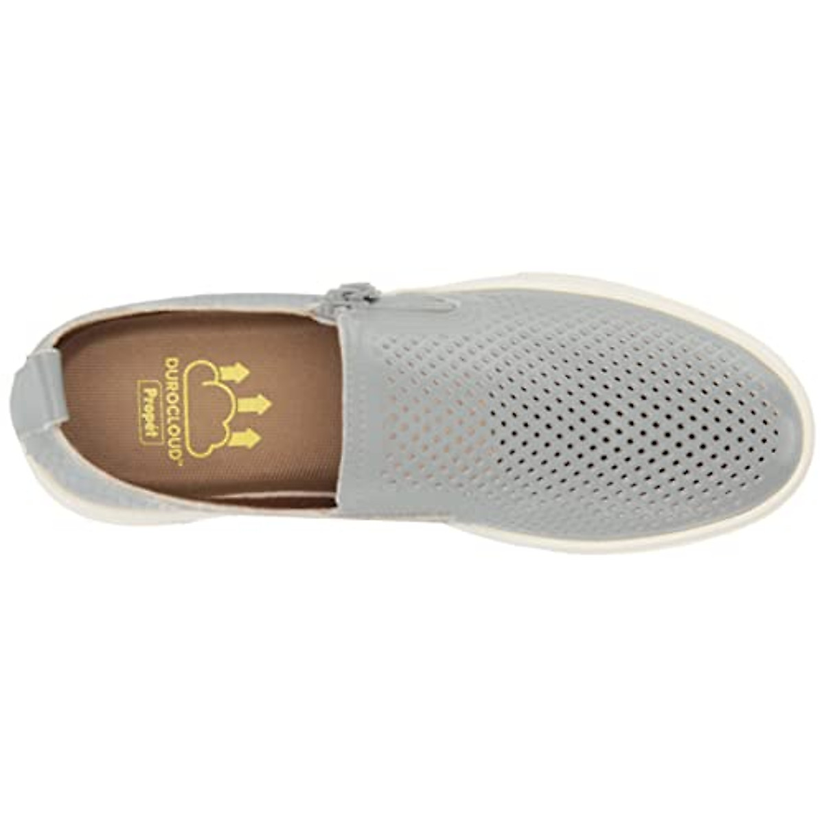 Propét Womens Kate Sneaker,Grey,8 Wide US